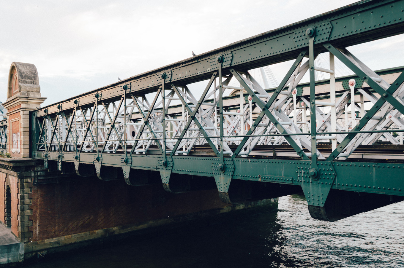 Railway steel bridge over a river, a Transportation Photo by Architect ...