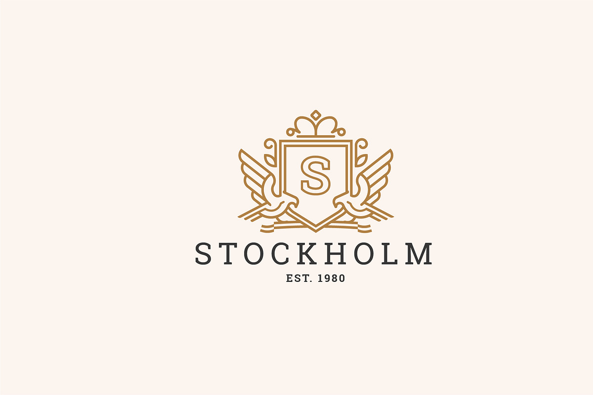 Letter S Logo - Heraldic,Crest Logo, a Branding & Logo Template by ...