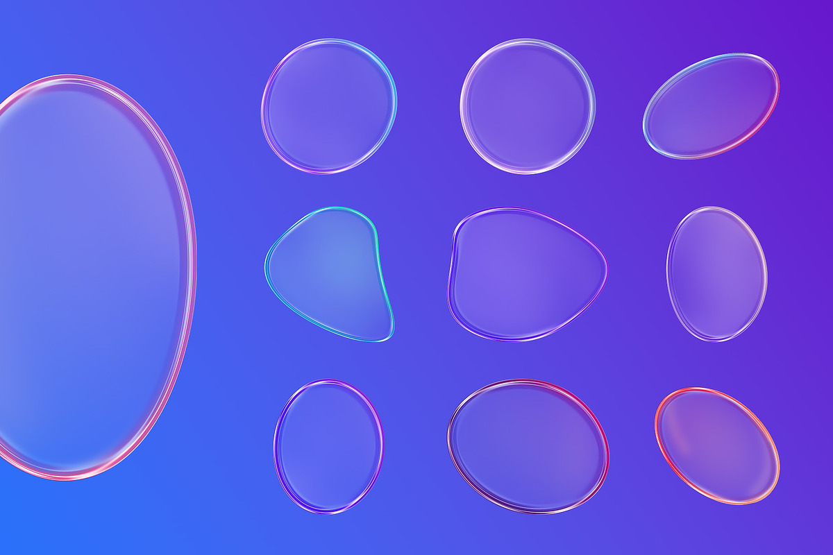 50 Bubbles PNG Shapes, an Object Graphic by Graphicdome