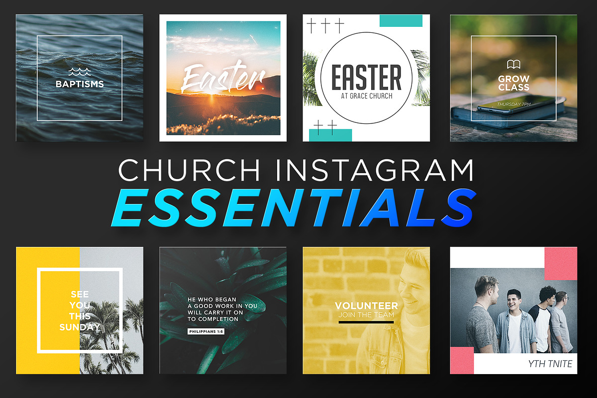 Church Instagram Essentials, a Social Media Template by Brandon Bilsborough