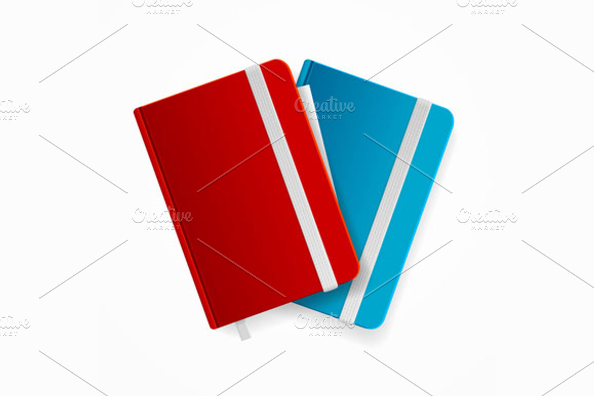 Blank Copybook Template Set. Vector, an Object Graphic by Vector and ...