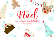 'Noel' Holiday Icon Collection, an Icon by GraphicsByKassy