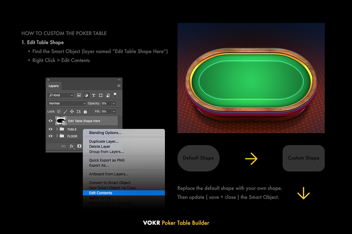 VOKR – Poker Table Builder, a Templates & Theme by Weirdsgn Store
