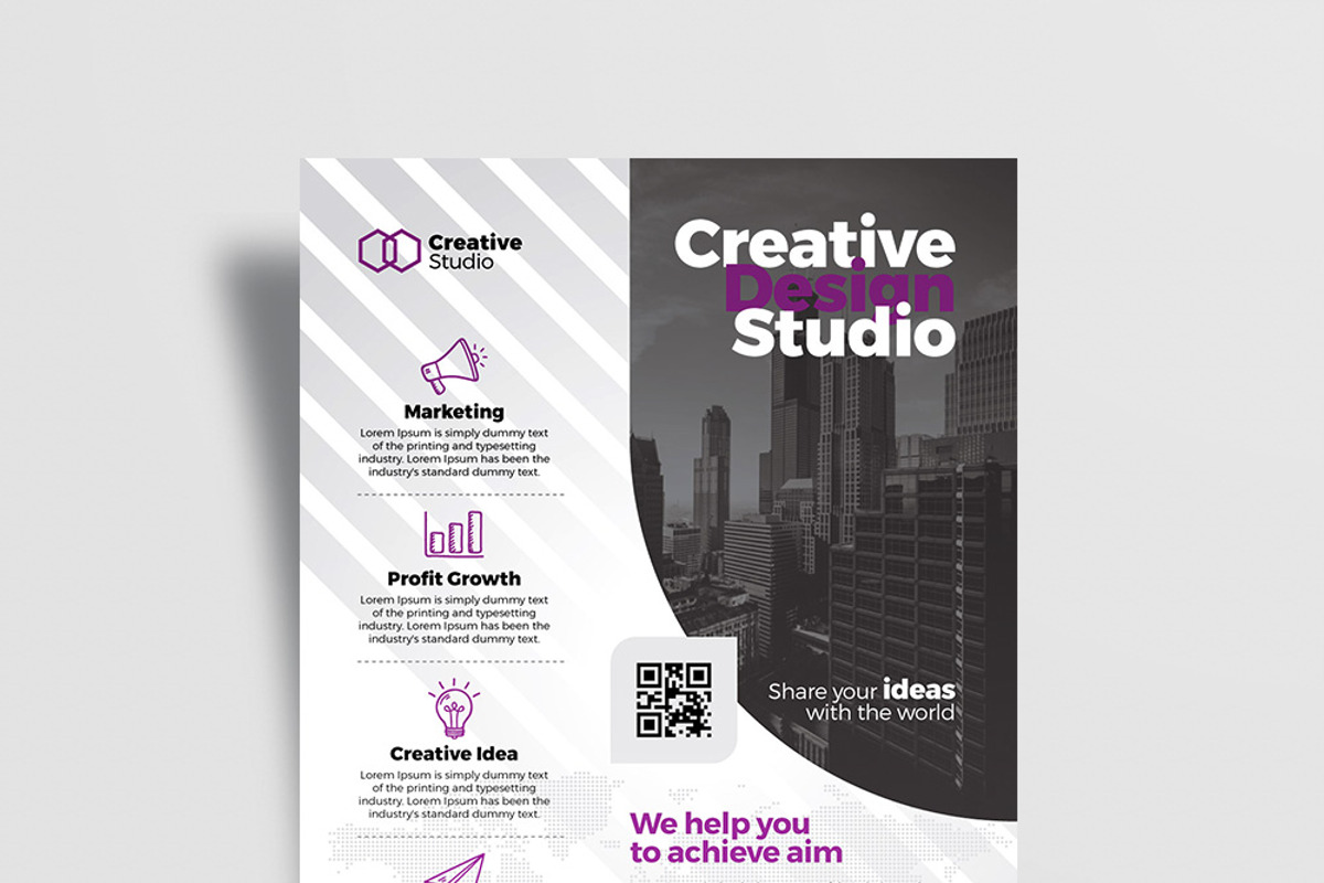 Flyer Template, a Flyer Template by Design'sTRIBE