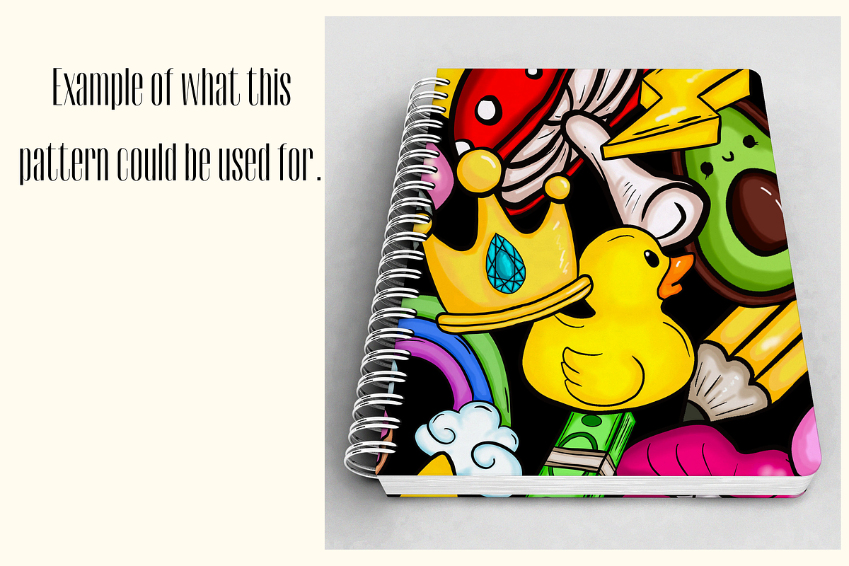 Big and bold - Repeating Pattern, a Pattern Graphic by MissPerfectKaos