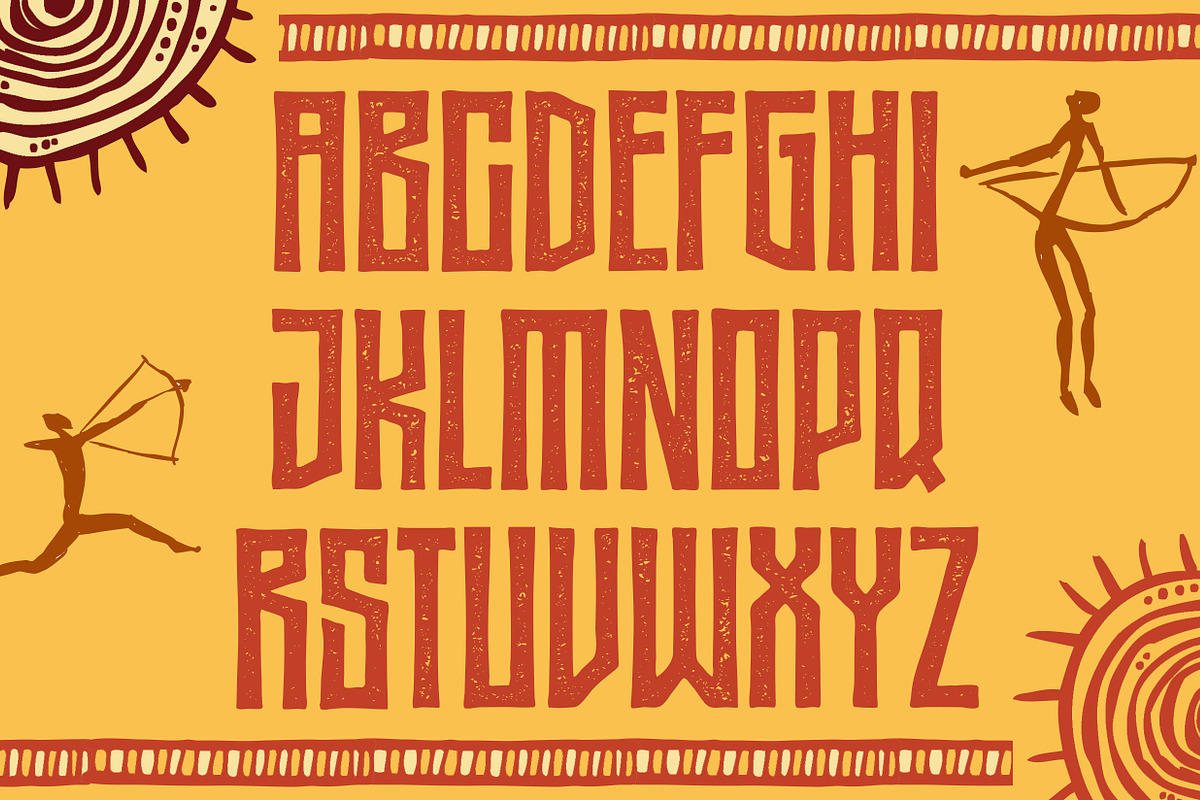 MAKALO - Ethnic Tribal Fonts, a Font by Konstantine Studio