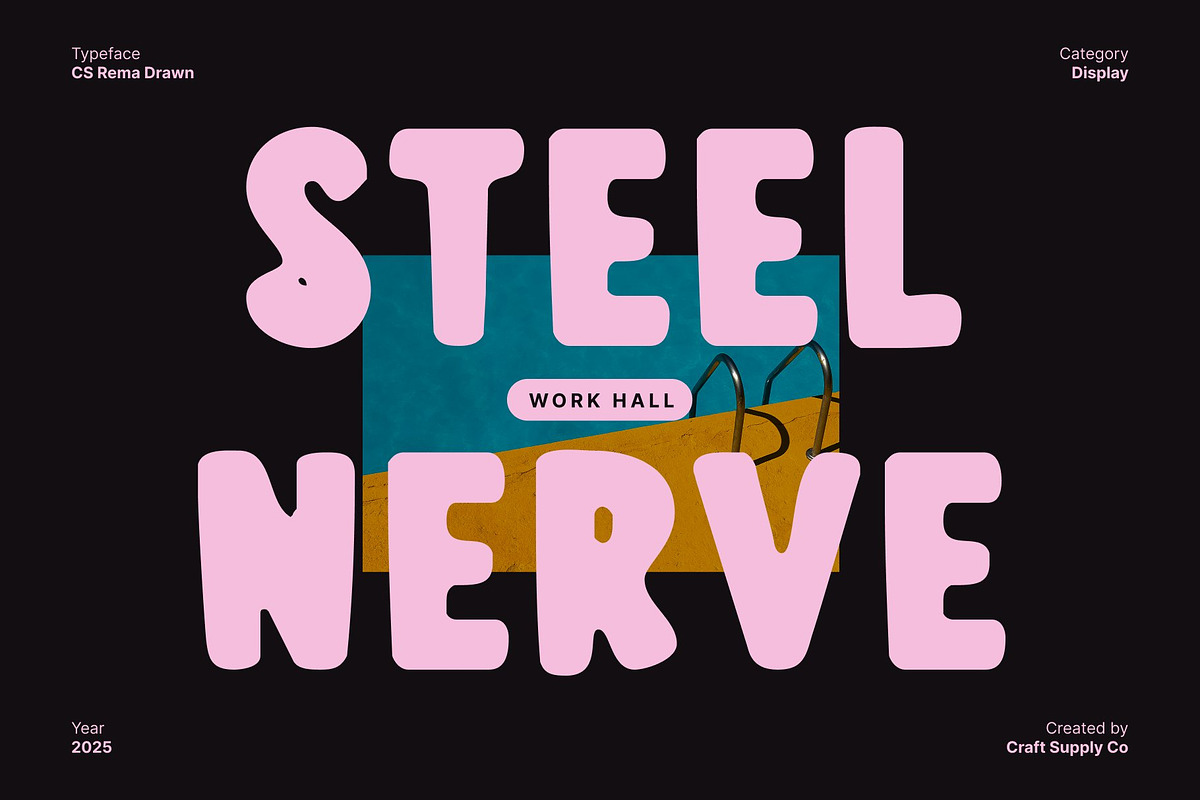 CS Rema Drawn – Fun Display Font