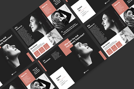 Unique Bi-fold brochure, a Brochure Template by Azruca