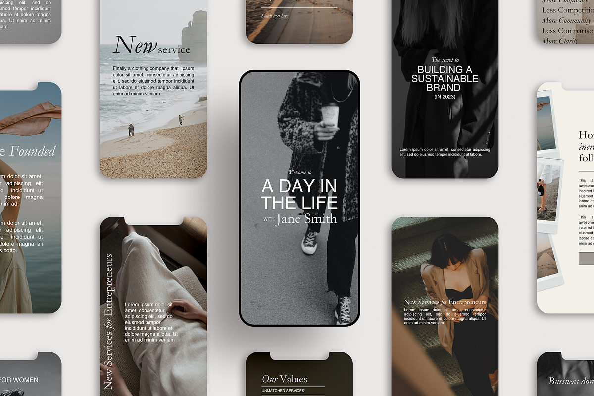 Aesthetic Social Media Templates