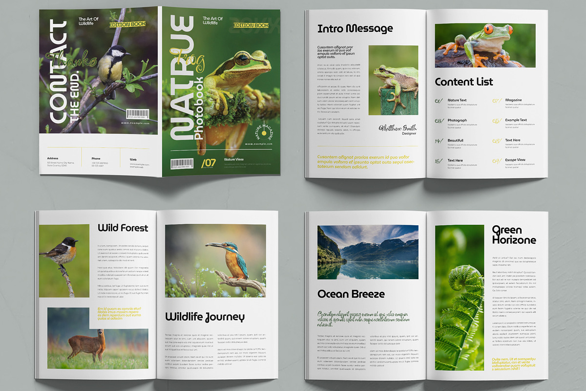 Nature Magazine Template