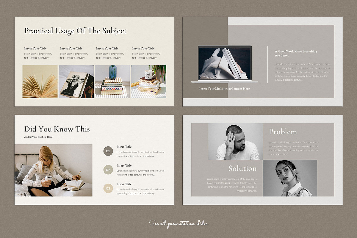 Lesson Presentation Template, a Presentation Template by TemplatesForest