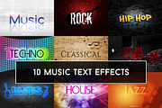 Music Text Effects, a Product Mockup by Krukowski Graphics