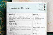 Resume / CV with bonuses! - Connor, a Resume Template by Hired Guardian
