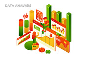 Data Analysis - Vector Illustration, a Technology Illustration by AQR ...