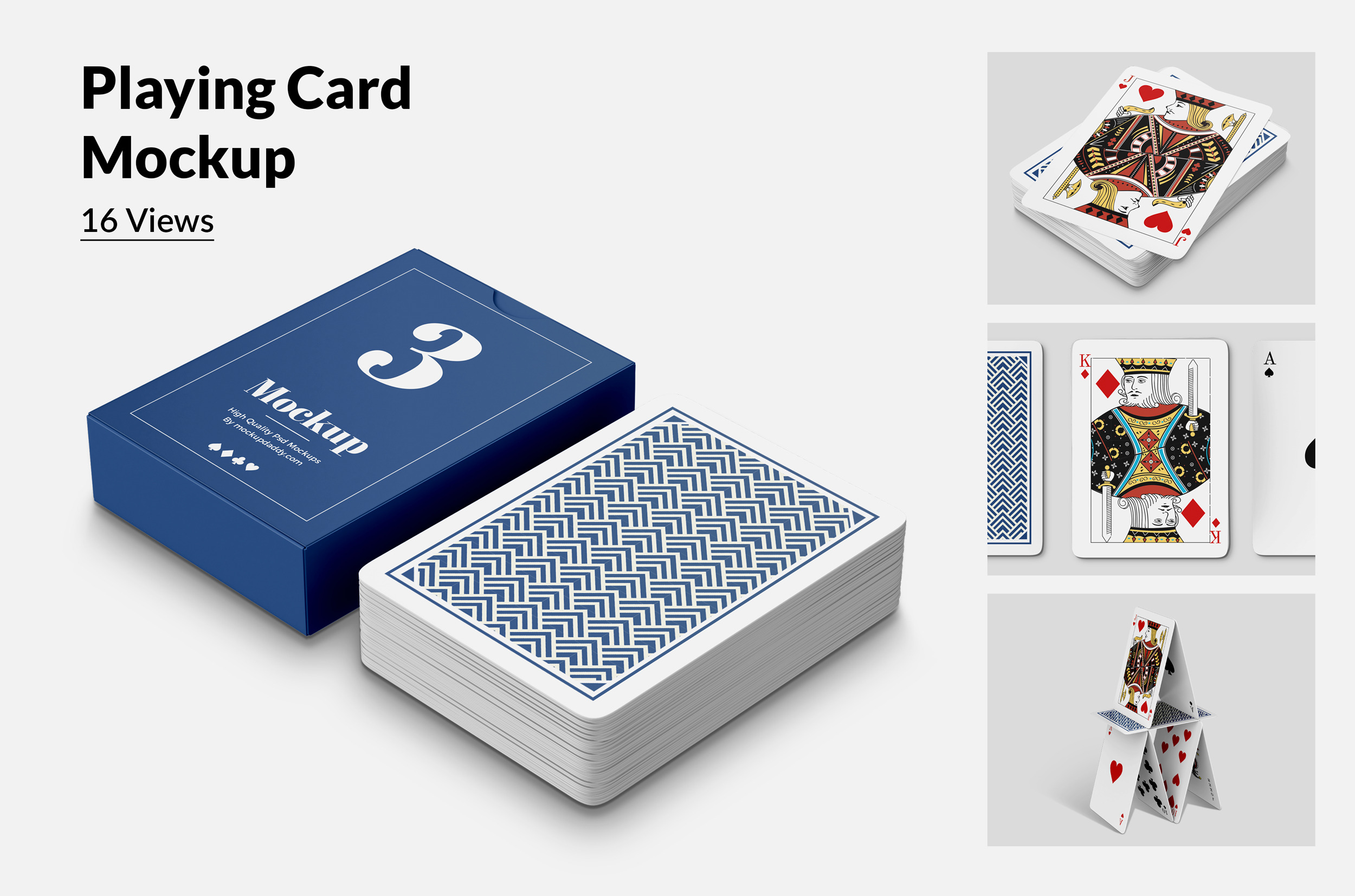 Playing Card Mockup, a Product Mockup by Mockupdaddy