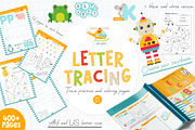 Letter Tracing Activity book ABC, an Education Illustration by Nursery Art