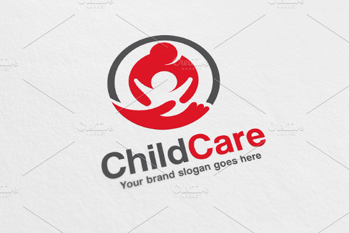 Child Care Logo, a Branding & Logo Template by WheelieMonkey