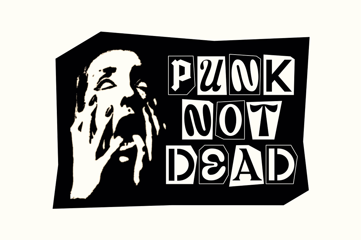 Punk Of Sad Font, a Symbol Font by Marvadesign