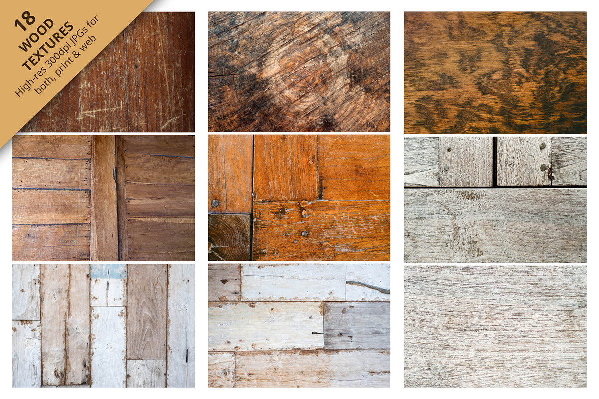 Engraved Wood Mock-ups & Textures, a Texture Graphic by Annakaroline