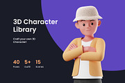 3D Character Pose Library