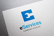 E Services Logo, a Branding & Logo Template by Vectorwins Premium Shop
