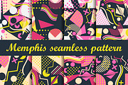Memphis seamless pattern 80's | Graphic Patterns ~ Creative Market