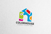 Color House Logo, a Branding & Logo Template by essegraphic