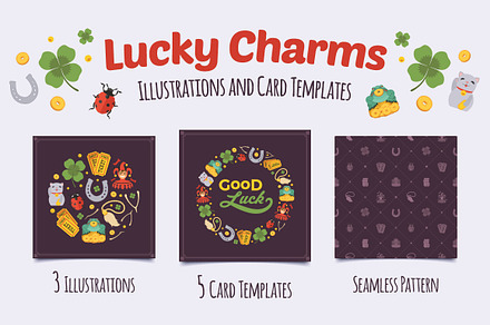 Lucky Charms, a Card Template by Graphic Warehouse