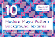 10 Modern Maya Pattern Backgrounds, a Texture Graphic by Textures ...