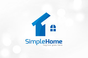 Simple Home Logo Template, a Branding & Logo Template by gunaonedesign