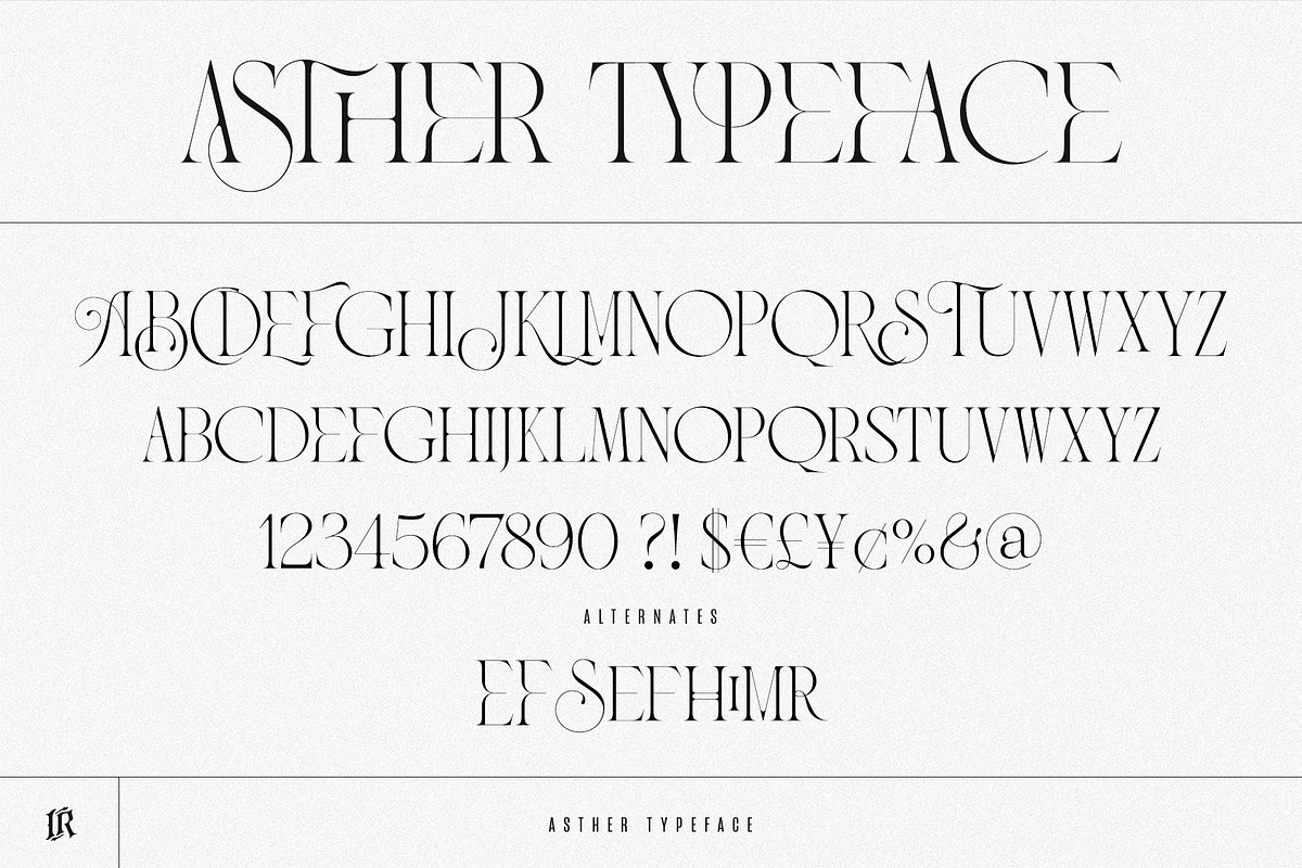 Asther - Fashion Font, a Serif Font by Ivan Rosenberg