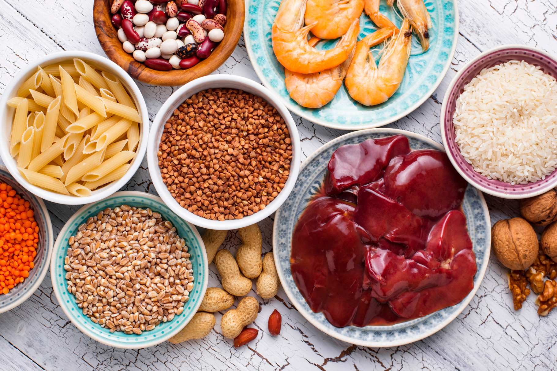 Natural products sources of copper stock photo containing cuprum and ...