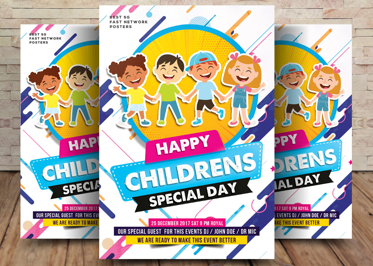 Children Day Fair Flyer, a Flyer Template by graphicforest