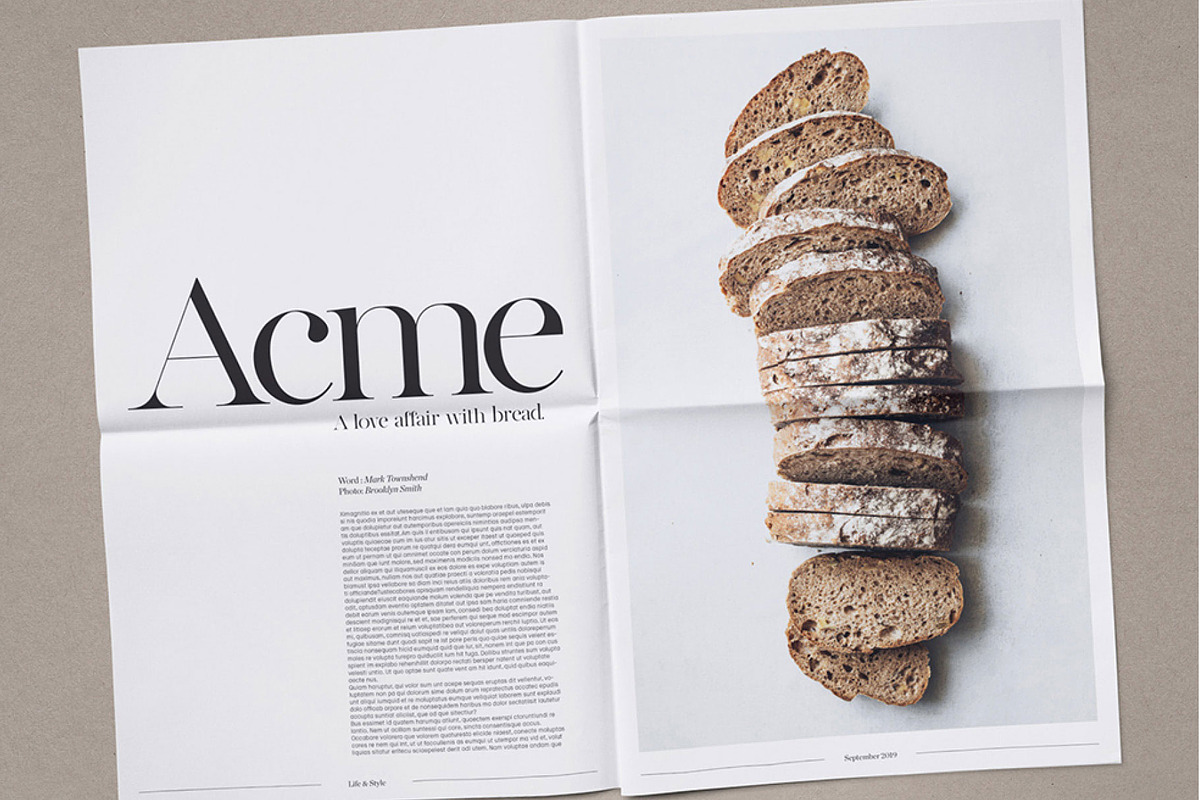 Par Realisation - Serif Typeface, a Serif Font by TypeMaison