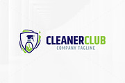 Cleaner Club Logo Template, a Branding & Logo Template by LOGOMAGINE