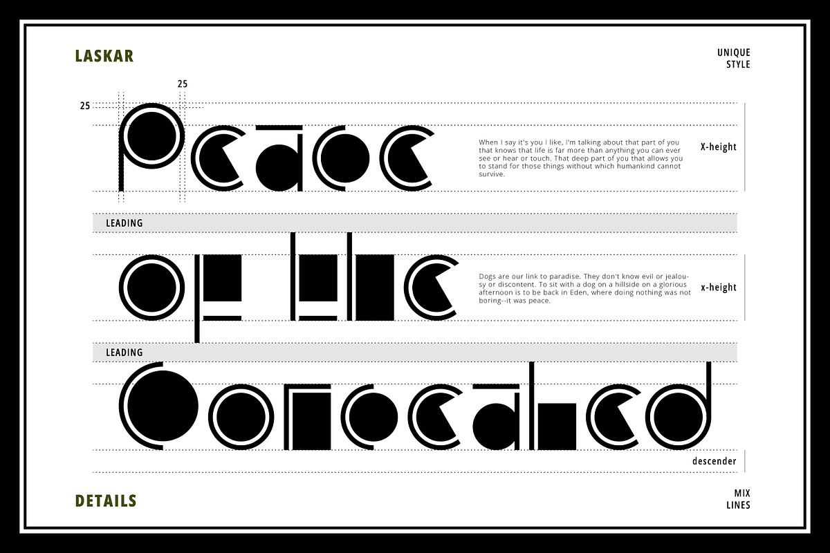 Laskar Display Font, a Serif Font by infernostudio3