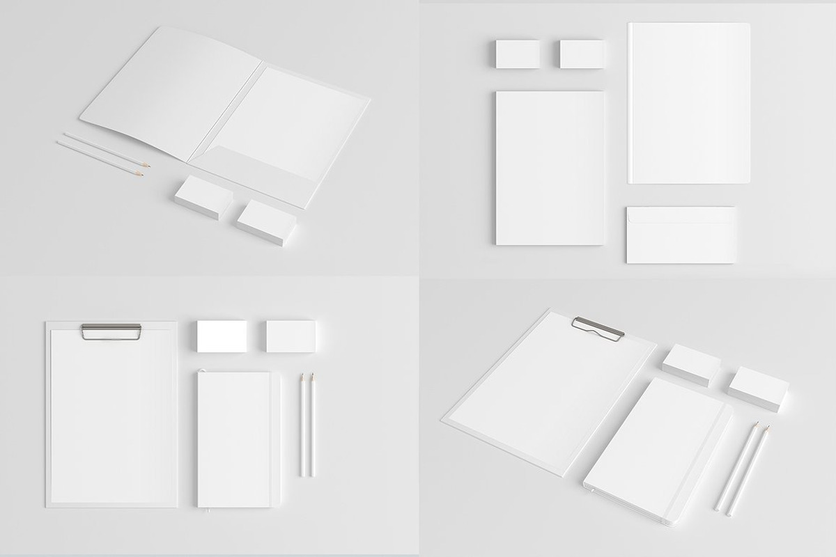 60psd Branding Mockup Bundle, a Pens & Pencil Mockup by GraphicWave