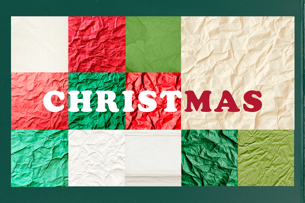 Christmas paper collection