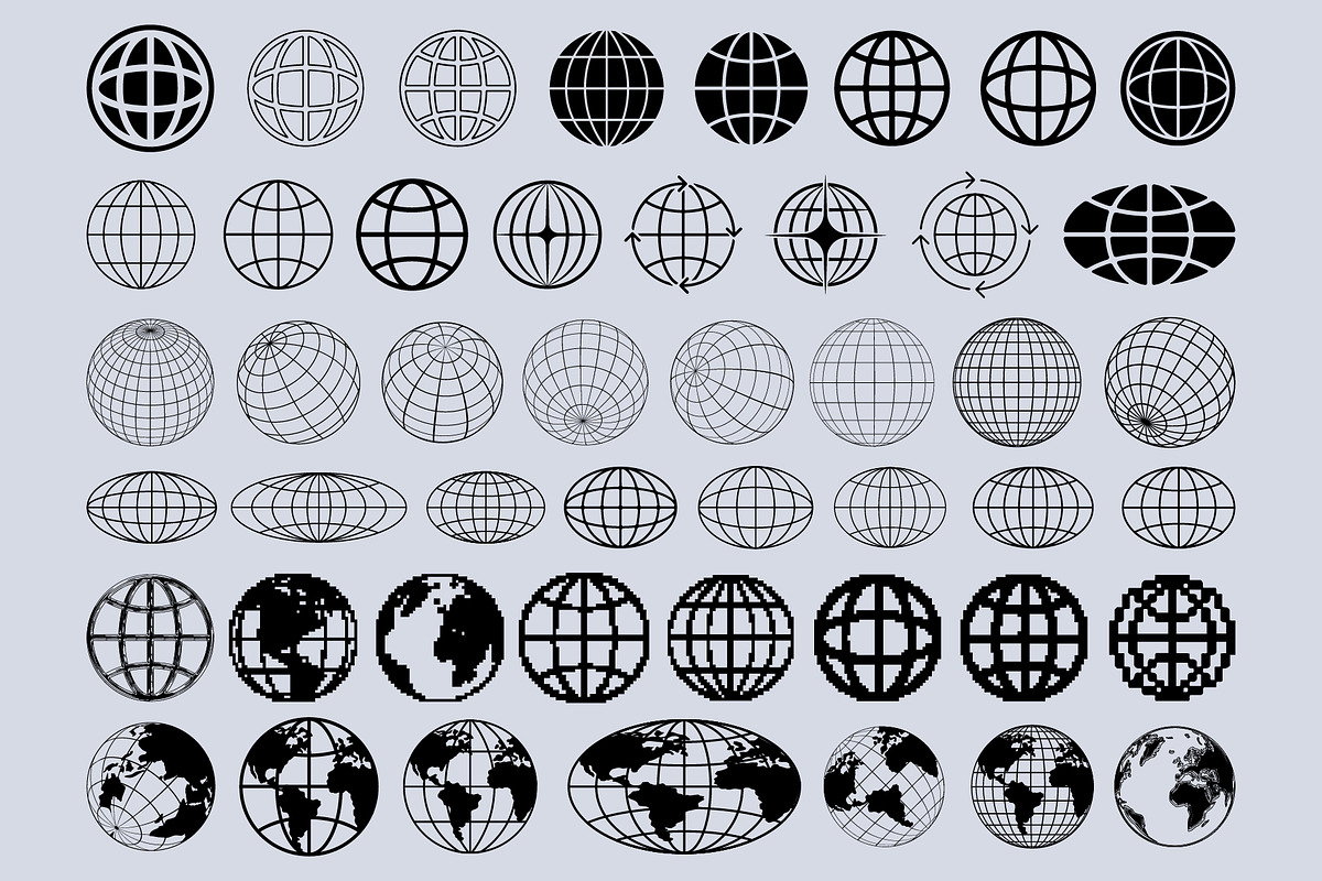 Y2k Globe World Icon Sign Streetwear