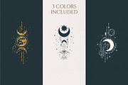 Hand Drawn Mystical Moon Collection