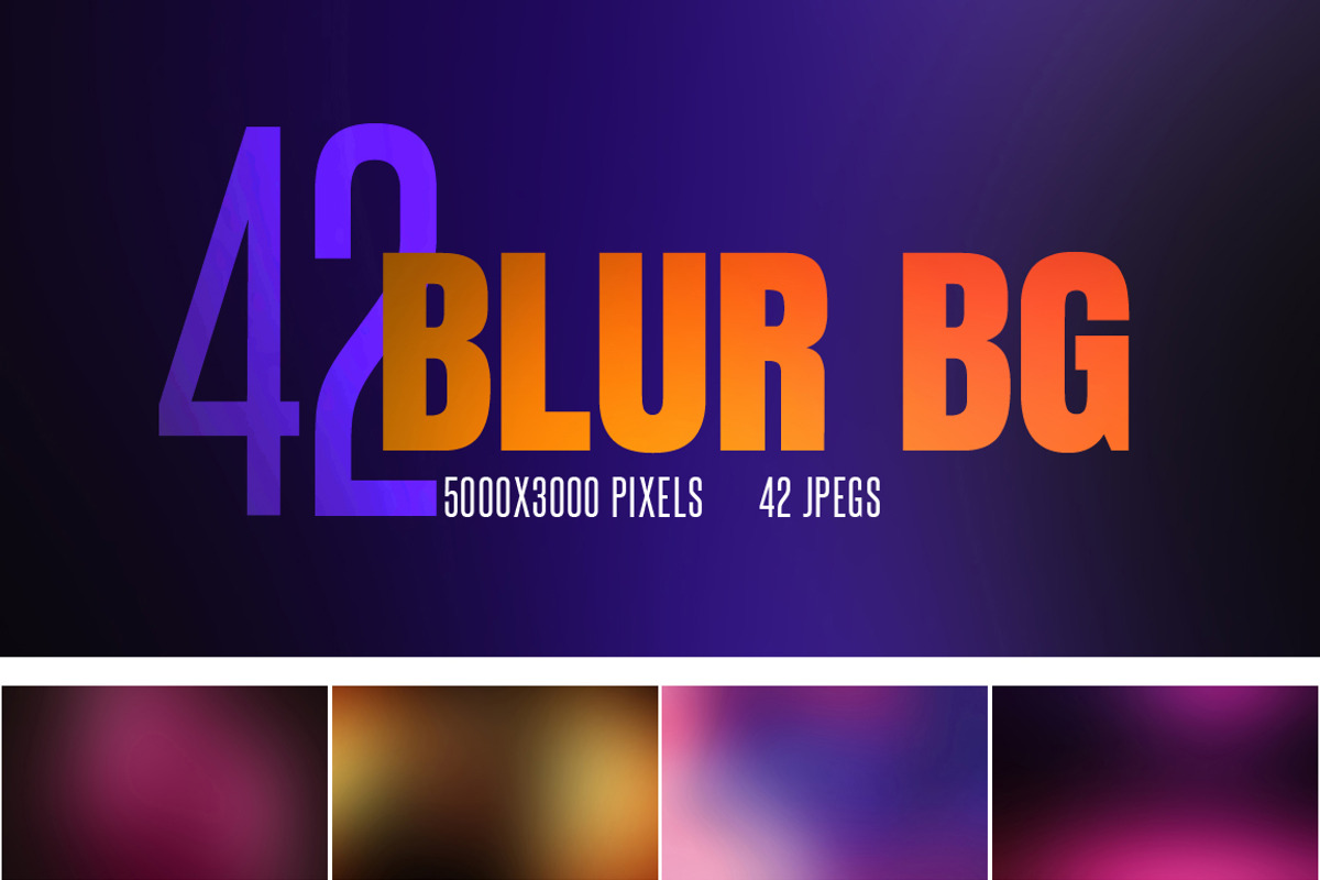42 Blur Backgrounds, a Texture Graphic by DesignWorkz | Creative Market