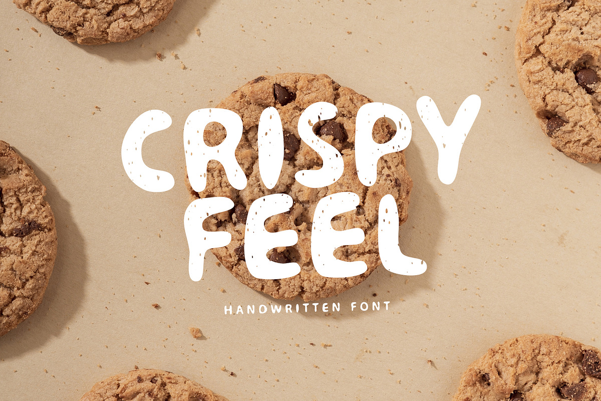 Textured Organic Font - Crispy Feel