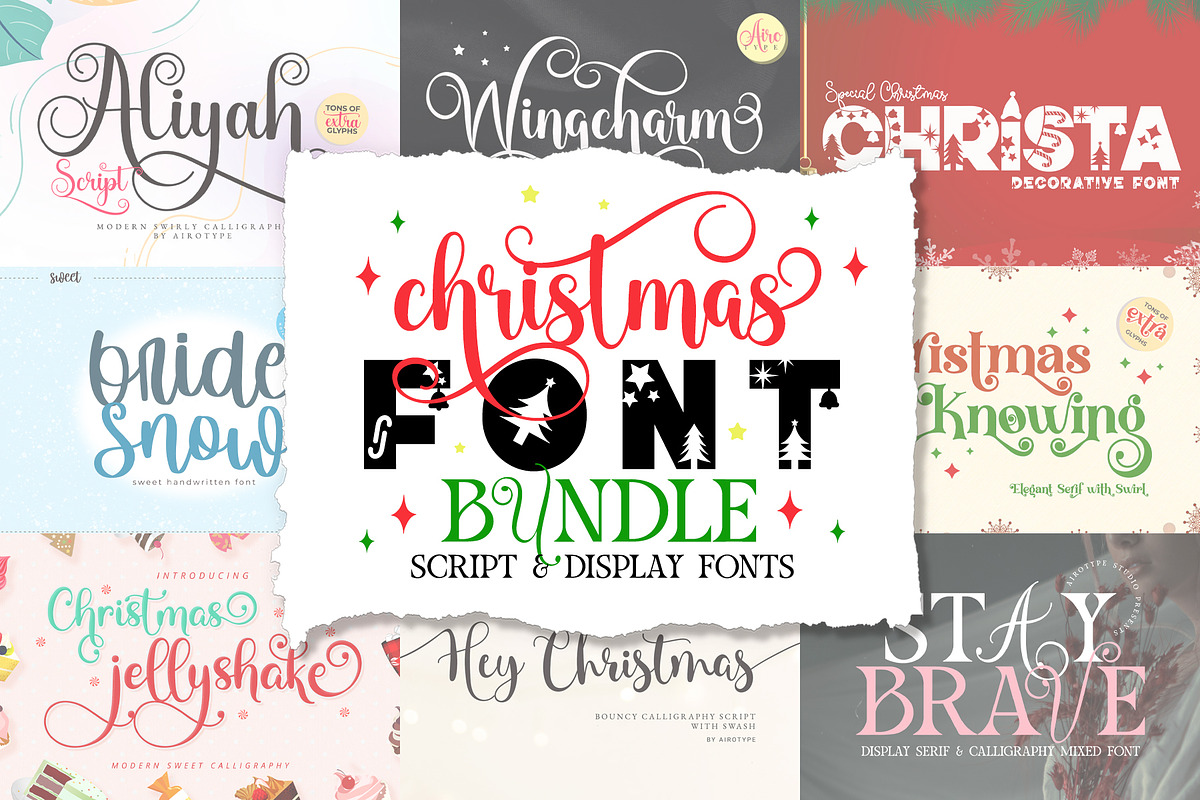 Christmas Font Bundle