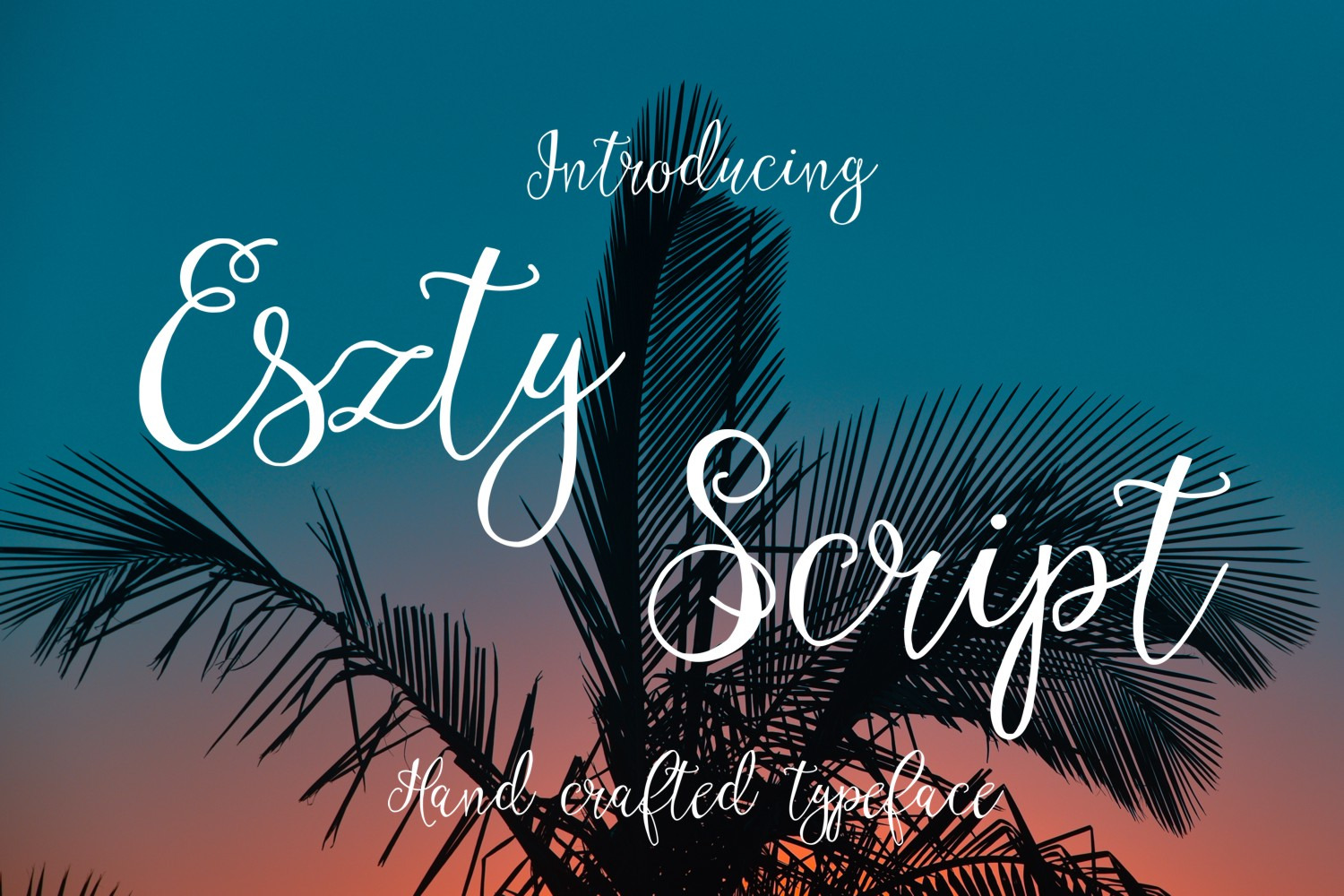 Eszty Script Font, a Script Font by Digital Typeface Studio