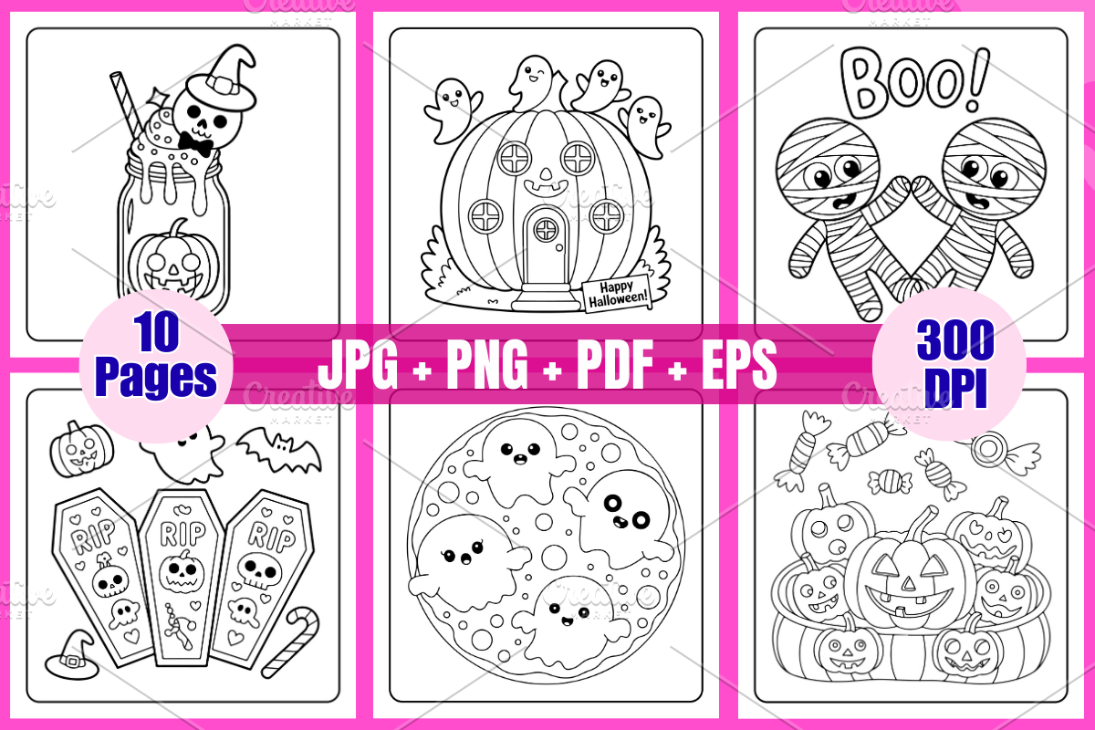 Spooky Food Drinks For Kids, a Seasonal Illustration by Daisy Doodle