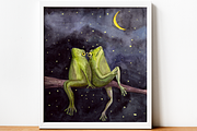 Dreaming Frogs Illustration, an Illustration by Tati Bordiu
