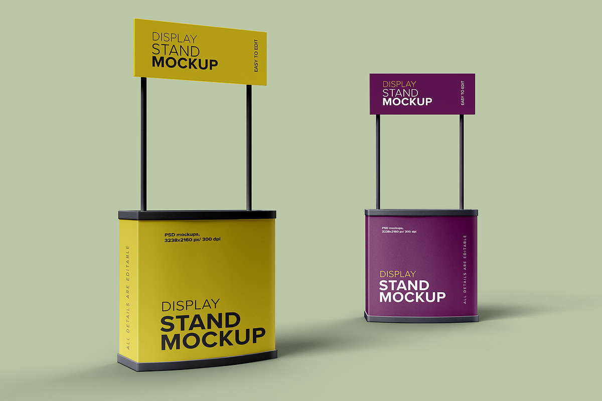 Promo Stand Mockup Set