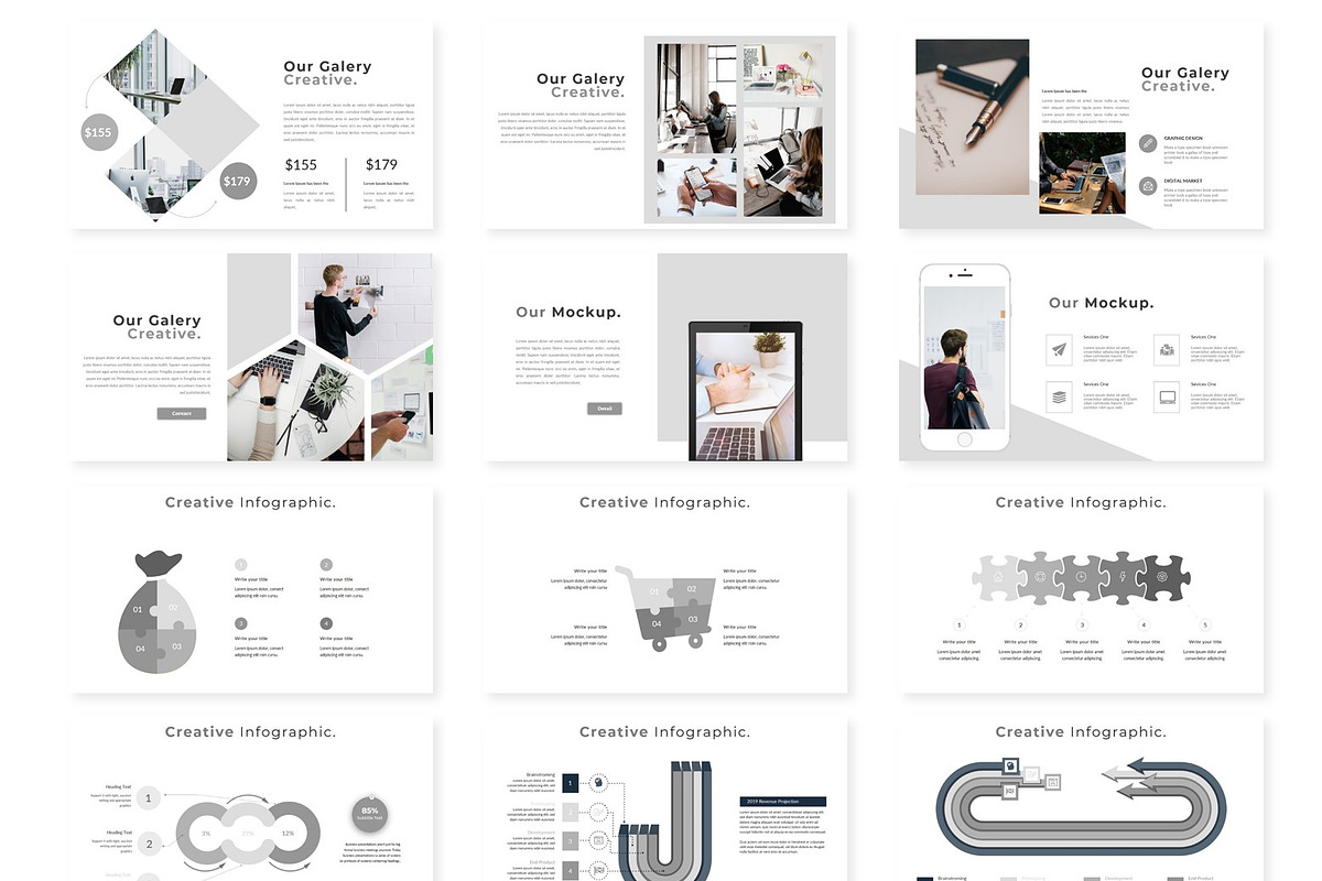 Busy - Powerpoint Template, a Presentation Template by AQR Studio ...