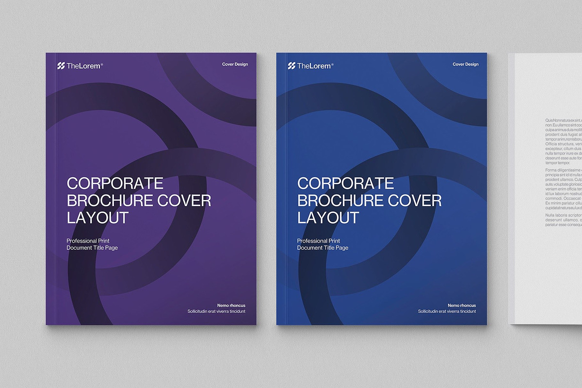 Brochure Cover Template, a Brochure Template by BrandPacks