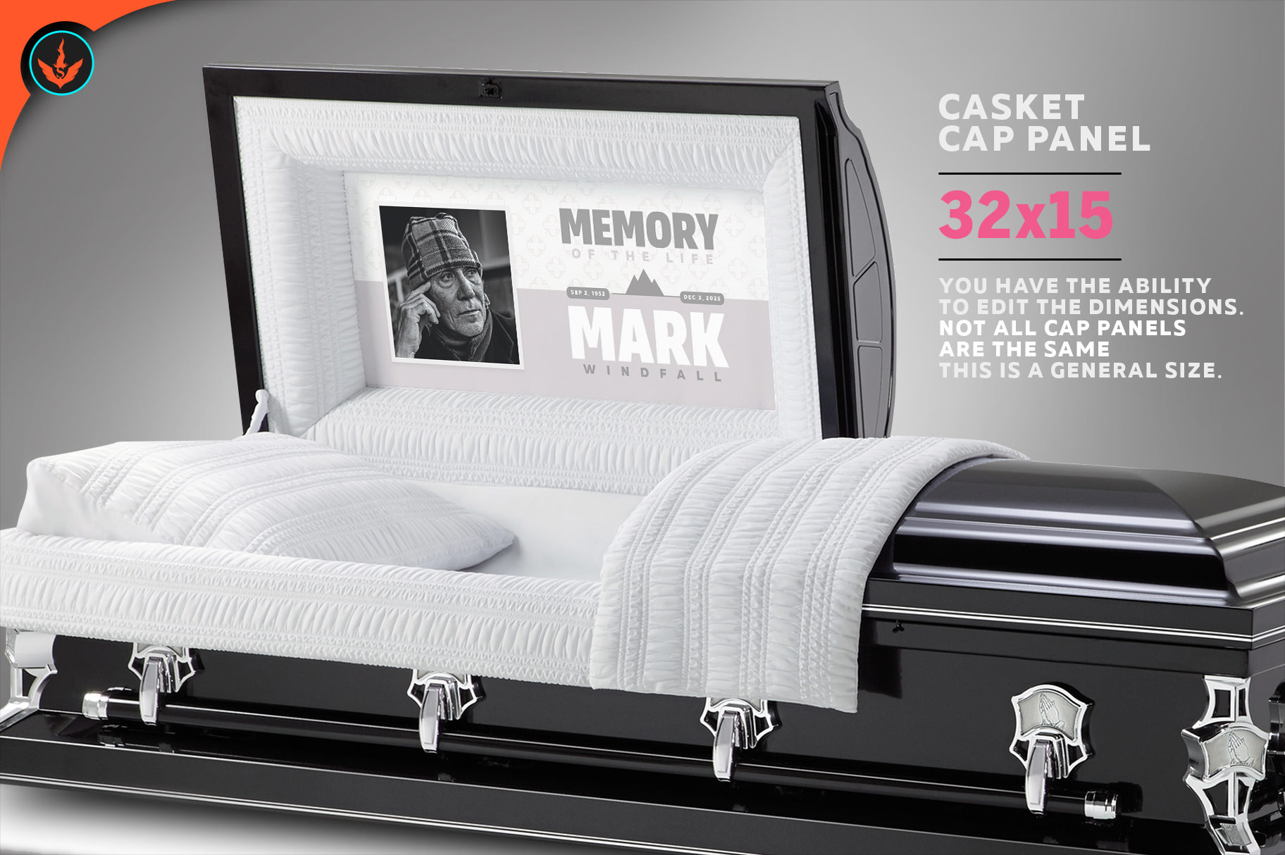 Simple Funeral Cap Panel Template, a Templates & Theme by SeraphimChris